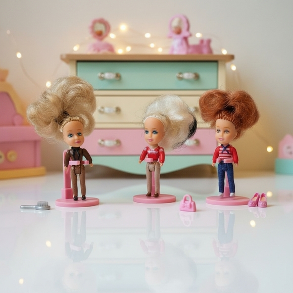 Meritus Kidgetts | Toys | 3 989 Meritus Kidgetts Dolls With Stands ...